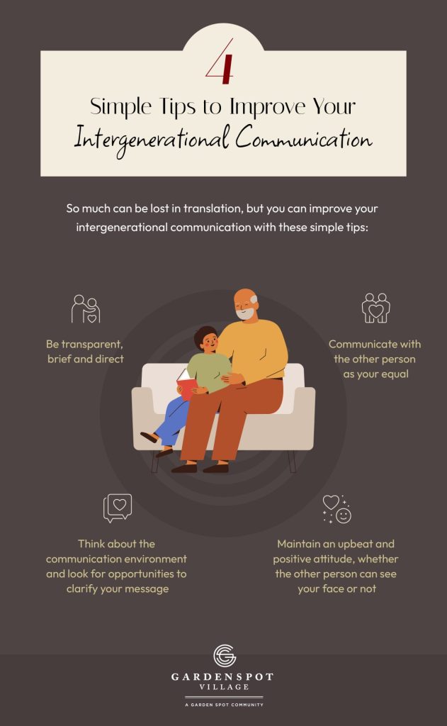 Intergenerational Communication Tips - Garden Spot Village